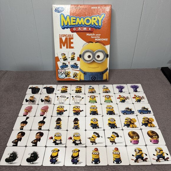 Hasbro | Games | Despicable Me Minions Memory Game All 48 Cards ...